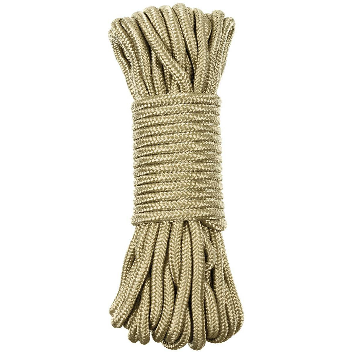 ROPE - MFH® - COYOTE - 15 METERS - 7 MM DIAMETER 7 mm \ Coyote ...
